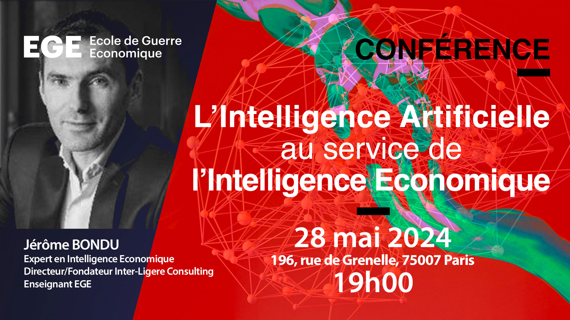 Conférence "L'intelligence artificielle au service de l'intelligence ...
